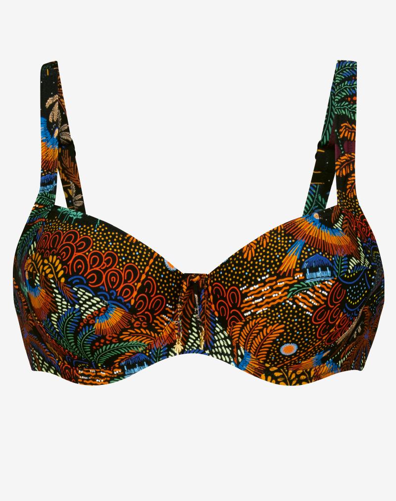 SALE | ROSA FAIA Sibel big cup bikinitop 'Tropical nights'